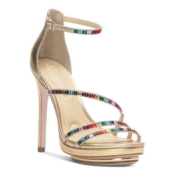 Jessica Simpson | Shoes | Jessica Simpson Womens Gold Platform Embla ...